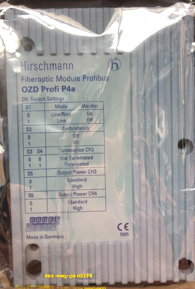 HIRSCHMANN OZD PROFI P4A / BRAND NEW / ANTI STATIC BAG / OPEN FACTORY ...