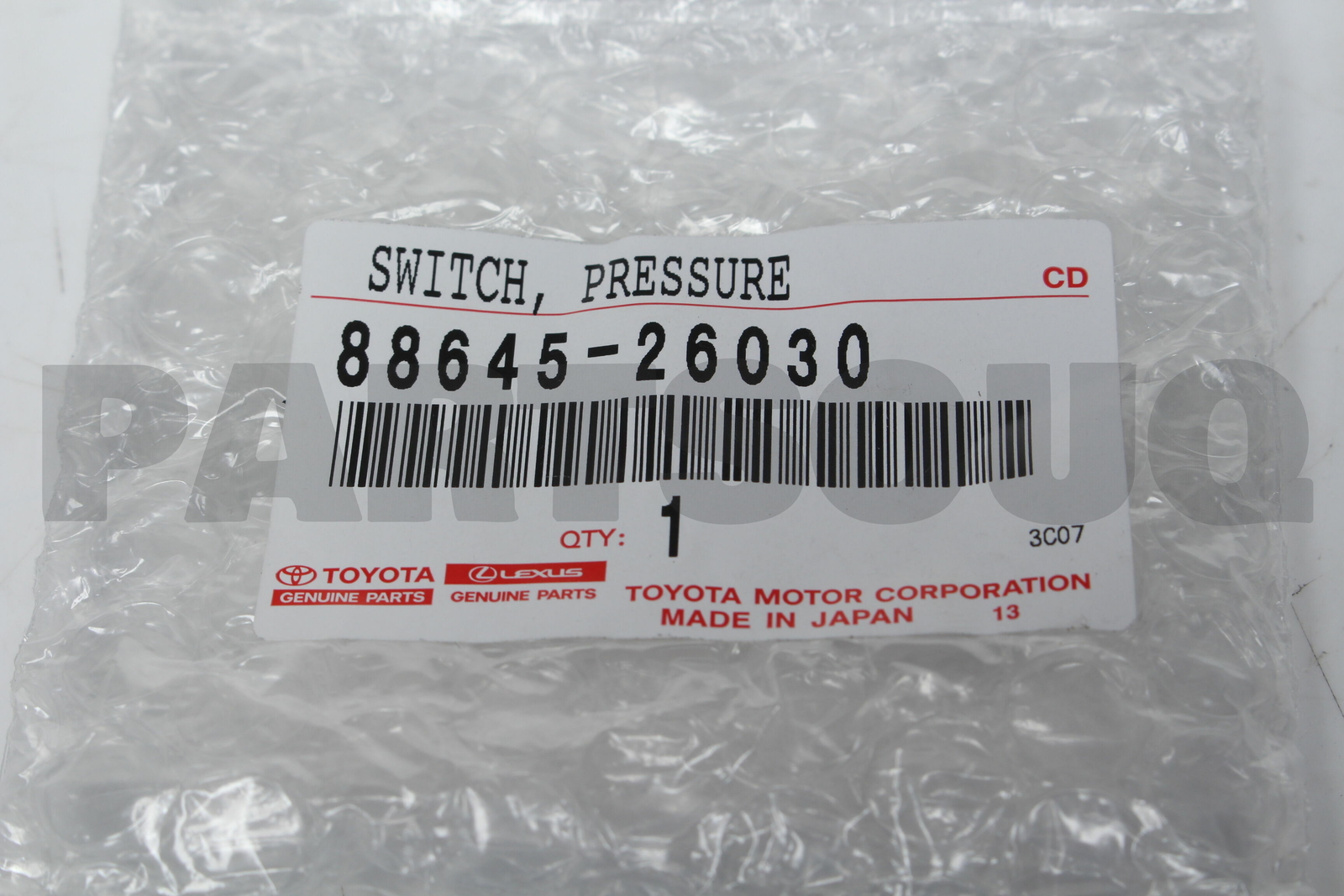 8864526030 Genuine Toyota SWITCH, PRESSURE NO.1 88645-26030 | eBay