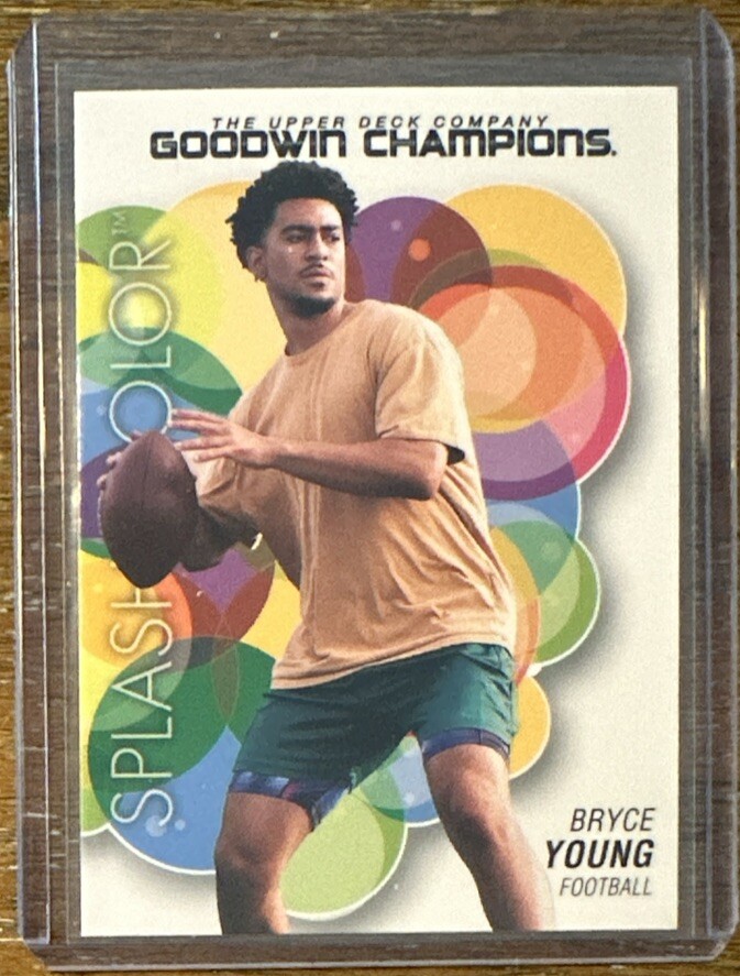 2023 Upper Deck Goodwin Champions Bryce Young Splash of Color RC Rookie ...