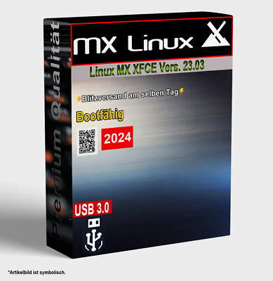 USB:Linux MX XFCE 23.03 OS 64 Bit - Deutsch inkl ...