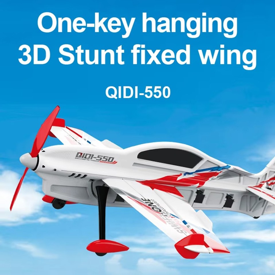 NEW QIDI550 Stunt Glider RC Plane Ready to Fly Rot EPP Flight Airplane ...