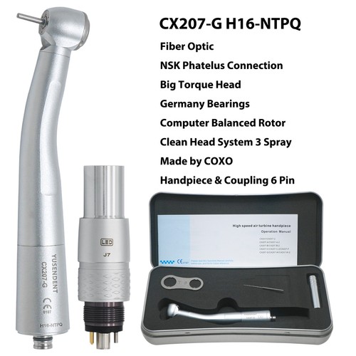 NEW COXO Fit NSK LED Coupling Dental High Speed Turbine Fiber Optic ...