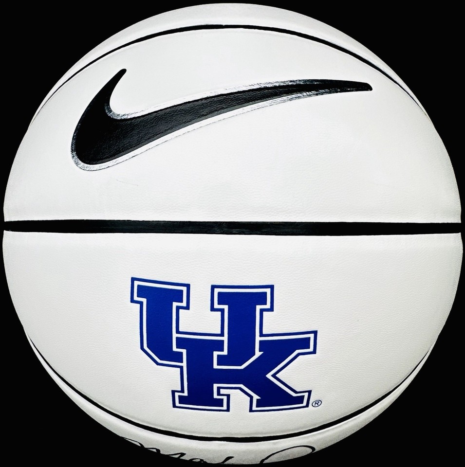 MARK POPE SIGNED KENTUCKY WILDCATS NIKE LOGO BASKETBALL PSA/DNA GO CATS ...