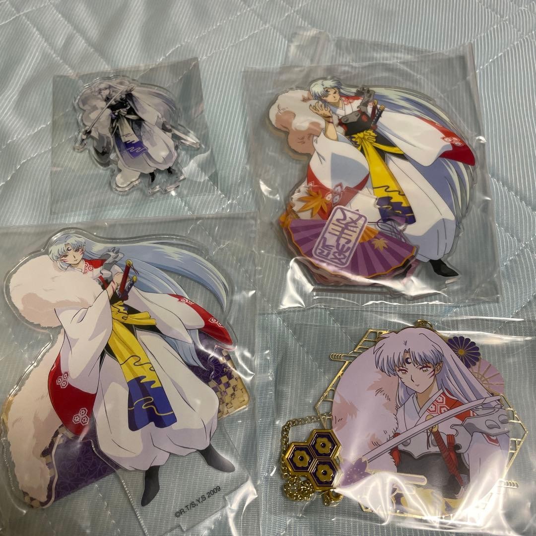 Inuyasha Sesshomaru Acrylic & Metal Bookmark Set, Used | eBay