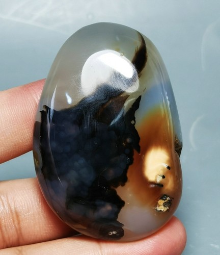 Natural Polished Amazing Dendritic Moss Agate Freeform Reiki Stone ...