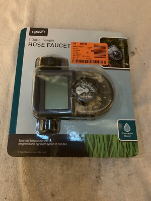 Orbit Faucet Timer (360 min. Max. Cycle) With Digital Display And Hose ...