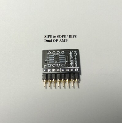 5Pcs DIP/SO IC to SIP Adapter DIP8 to SIP7 or DIP8/SOP8 to SIP8 or ...