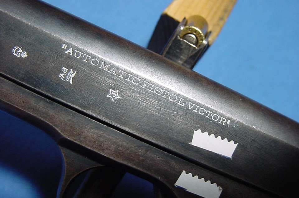Original Post WWI Spanish Automatic Pistol Victor Caliber 7.65 MM 7 Rd ...