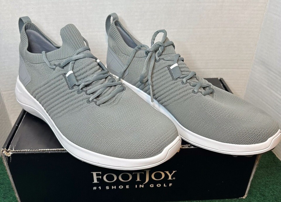 Footjoy Flex XP Golf Shoes Sneakers Spikeless Gray 56273 Mens US 10 M ...