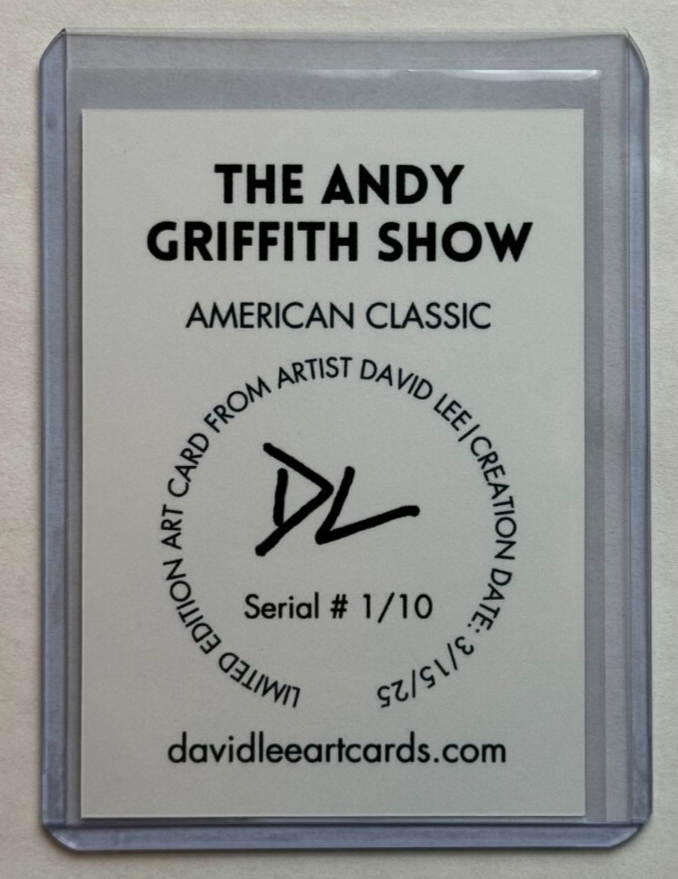 The Andy Griffith Show Limited Artist Signed American Classic Trading ...