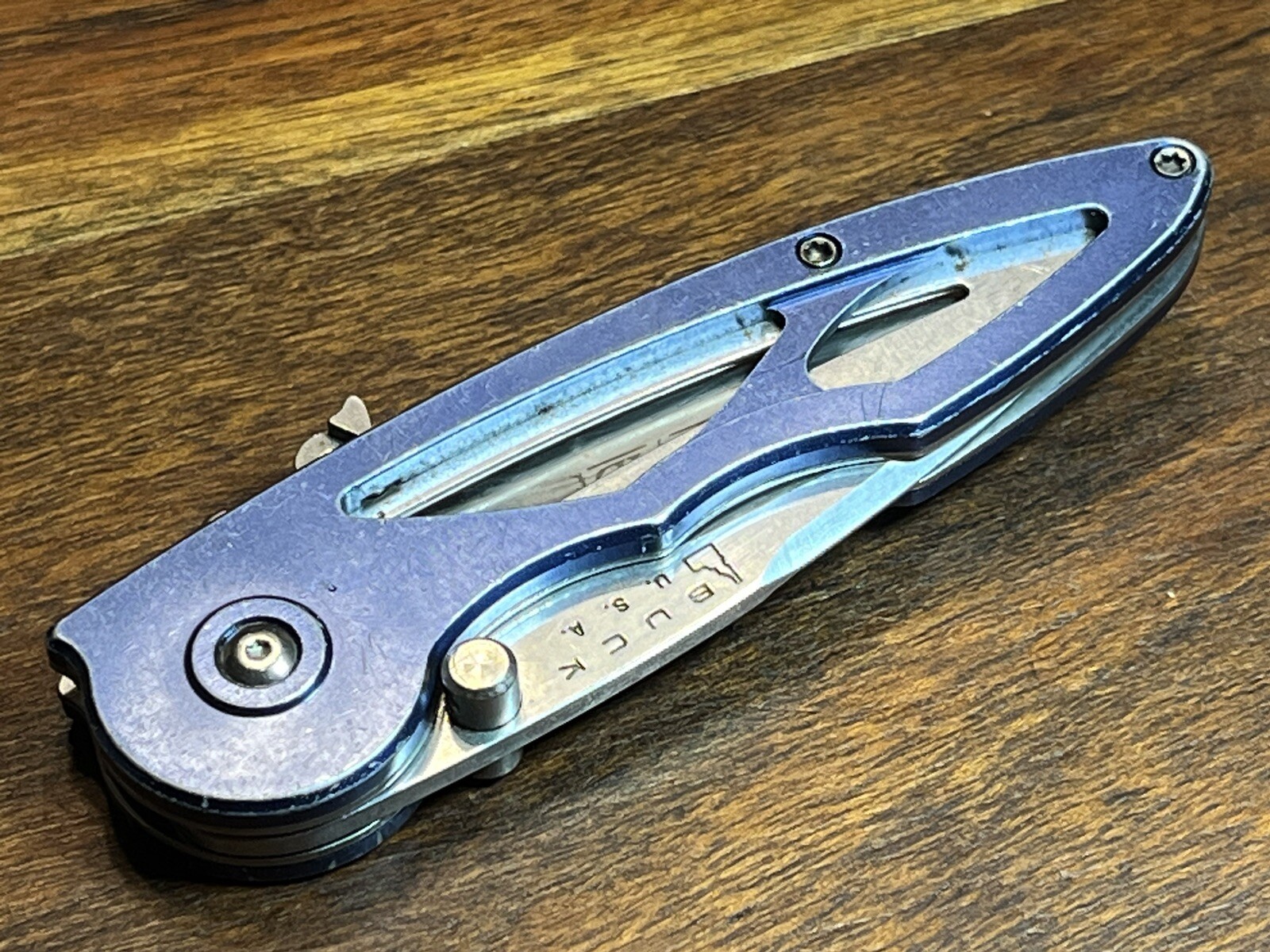 Buck 290-FSP1-0 Rush Knife First Production Year Chuck Buck Signature ...