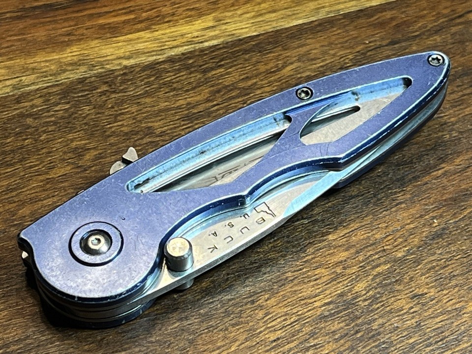 2005 USA Buck 290 Rush Knife First Production Year Chuck Buck Signature ...