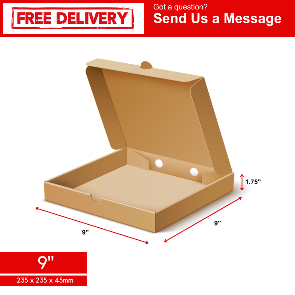Shipping Postal Boxes Cardboard Mailing Pizza Box Small / Medium Parcel ...