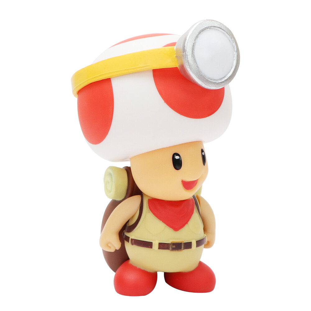 5'' Captain Toad PVC Figure Toy Toad Brigade Captain Collectible Model ...
