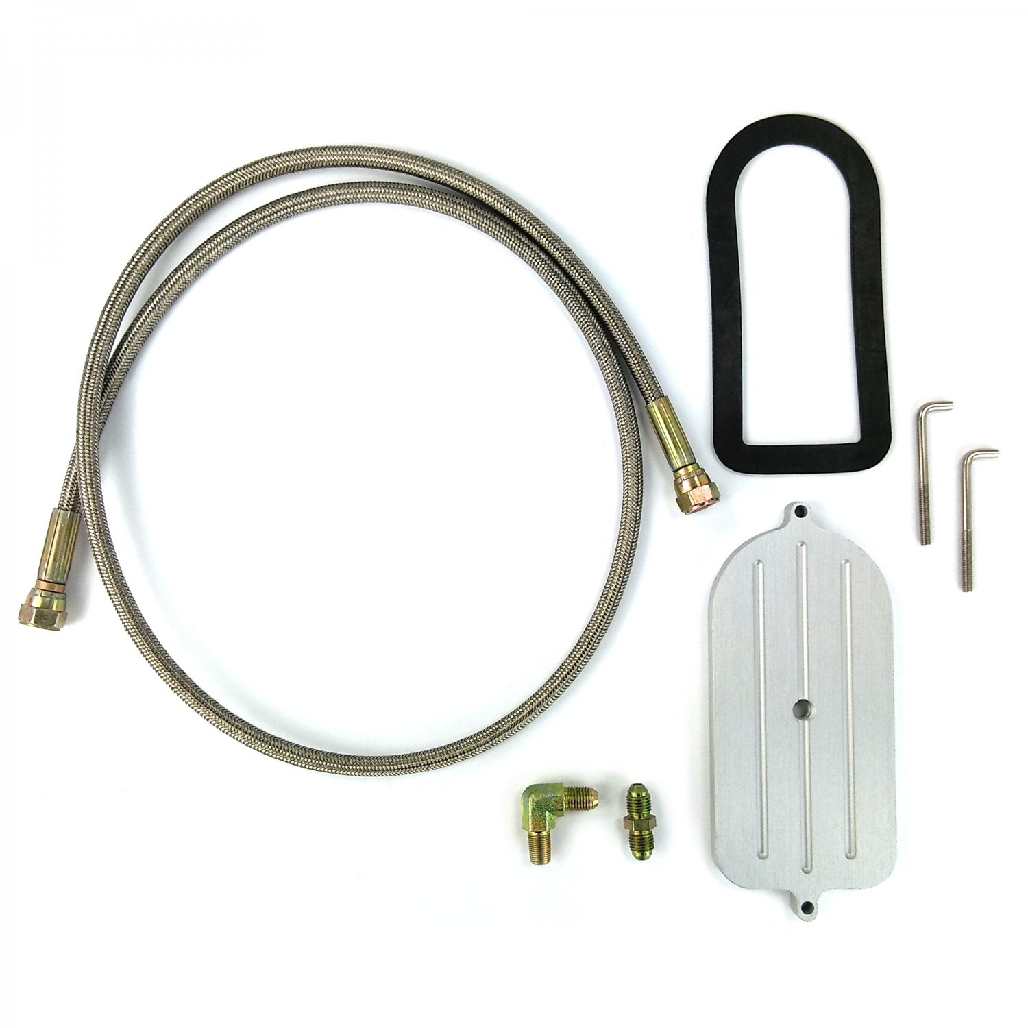 Master Cylinder Remote Fill Reservoir Cap Kit for Ford Streetrod Hot ...