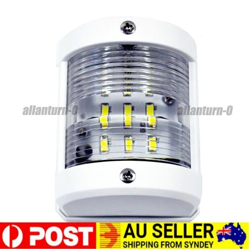 1X LED WHITE STERN LIGHT Navigation Lights 12V Marine Boat Yacht Side ...