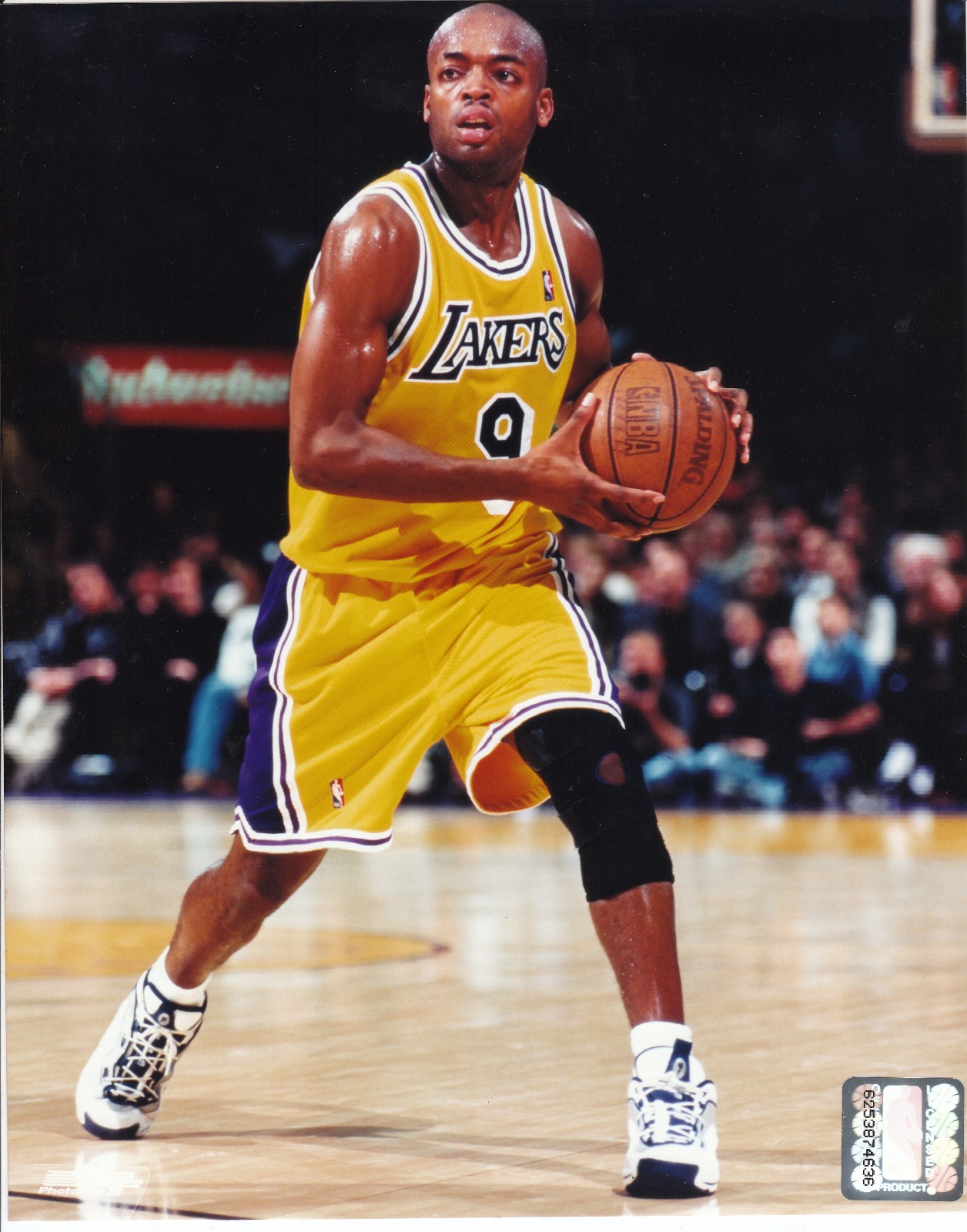 Nick Van Exel Los Angeles Lakers #9 Licensed NBA 8x10 Glossy Color ...