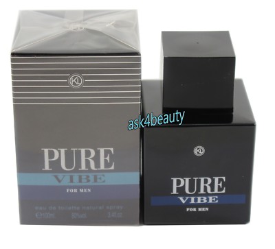 Pure Vibe By Karen Low 3.4oz/100ml Edt Spray For Men New In Box | eBay
