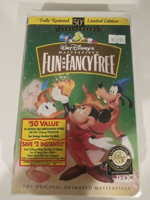 Fun and Fancy Free - (VHS, 1997) 786936027556| eBay