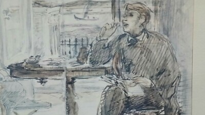 FOGG ART MUSEUM, VINTAGE Print: RARE MANET: “Seaside Villa ” | eBay