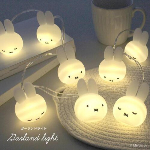 T'S Factory Miffy Garland Light Miffy face Lighting 8 Lights For ...