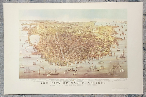 The City of San Francisco Birds Eye View No. 92/500 HISTORIC URBAN ...