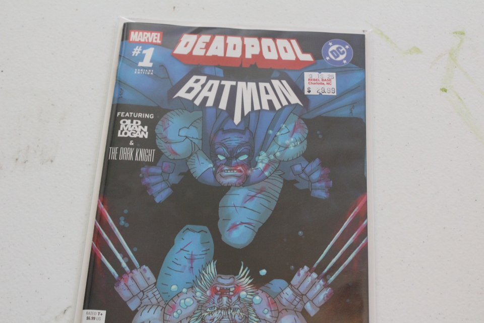 MARVEL DC DEADPOOL BATMAN #1 FRANK MILLER 1:50 Ratio Variant Comic Book ...