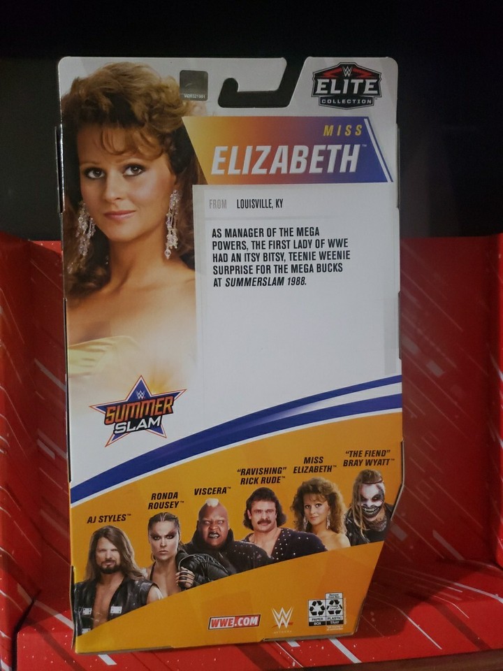 Mattel WWE Elite Miss Elizabeth Summer Slam Series 77 Action Figure ...
