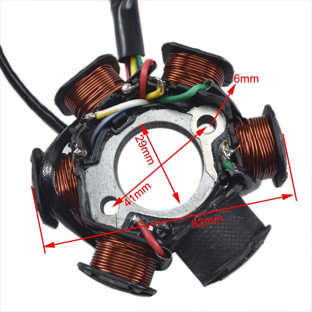 GY6 125cc 150CC 250 Wiring Harnes Stator CDI Coil ATV QUAD Buggy ...