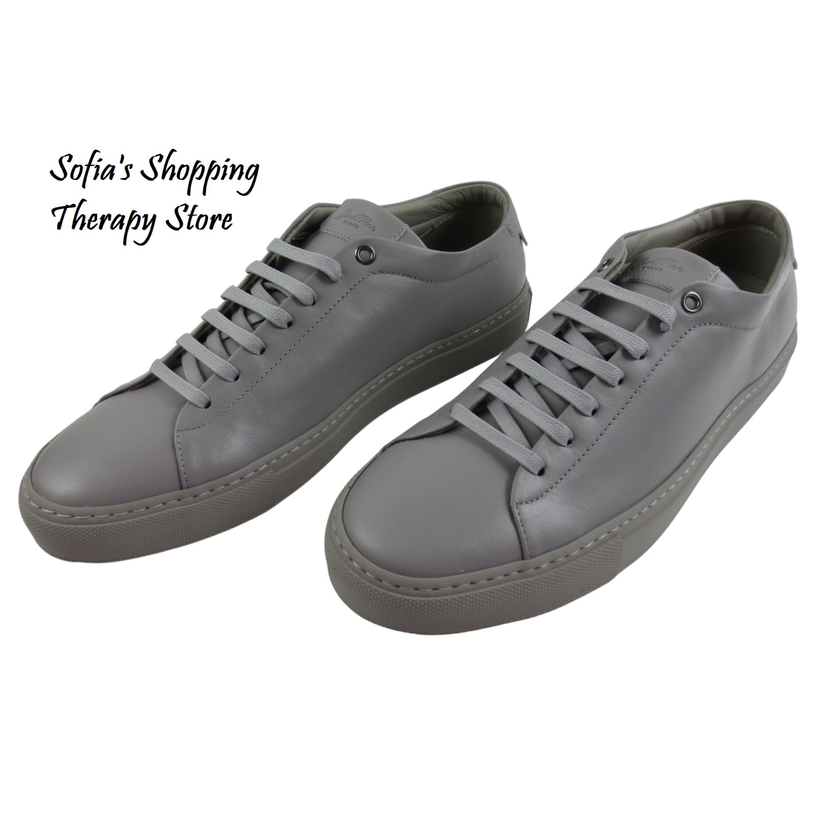 GOOD MAN BRAND SZ 8.5 EDGE LO-TOP Sneakers Shoes Mono Nappa Leather Wet ...