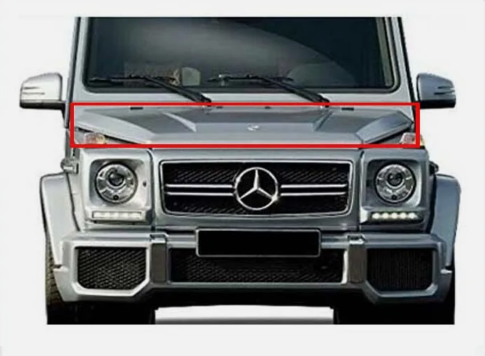 G500 G550 G55 G63 G65 Hood Front G-Class W463 G-Wagon Replacement Steel ...