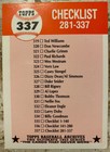 Topps Baseball Archives 1953 Series Checklist Cards 1-337 Set | eBay