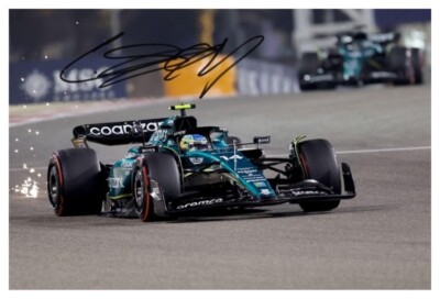 LANCE STROLL # ASTON MARTIN 2023 - FORMULA 1 - 6x4 Signed Autograph ...