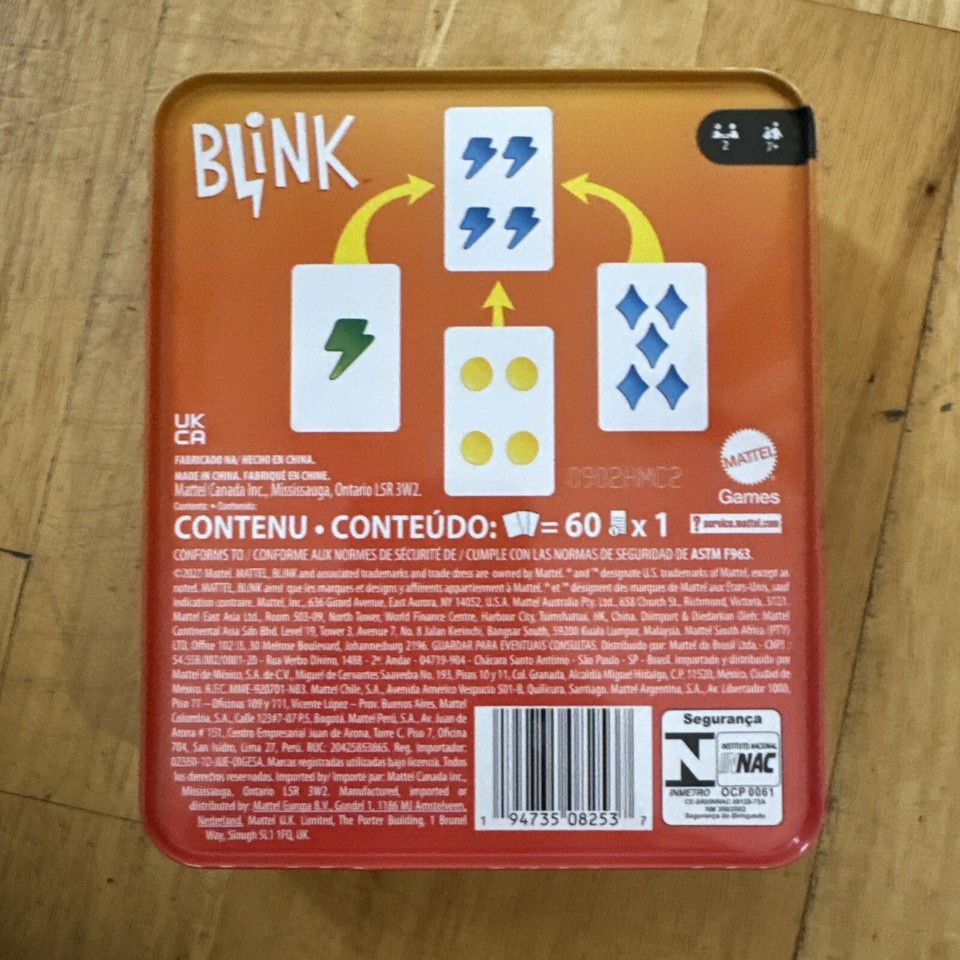 Blink Card Game For Family Night, World's Fastest Card Game | eBay