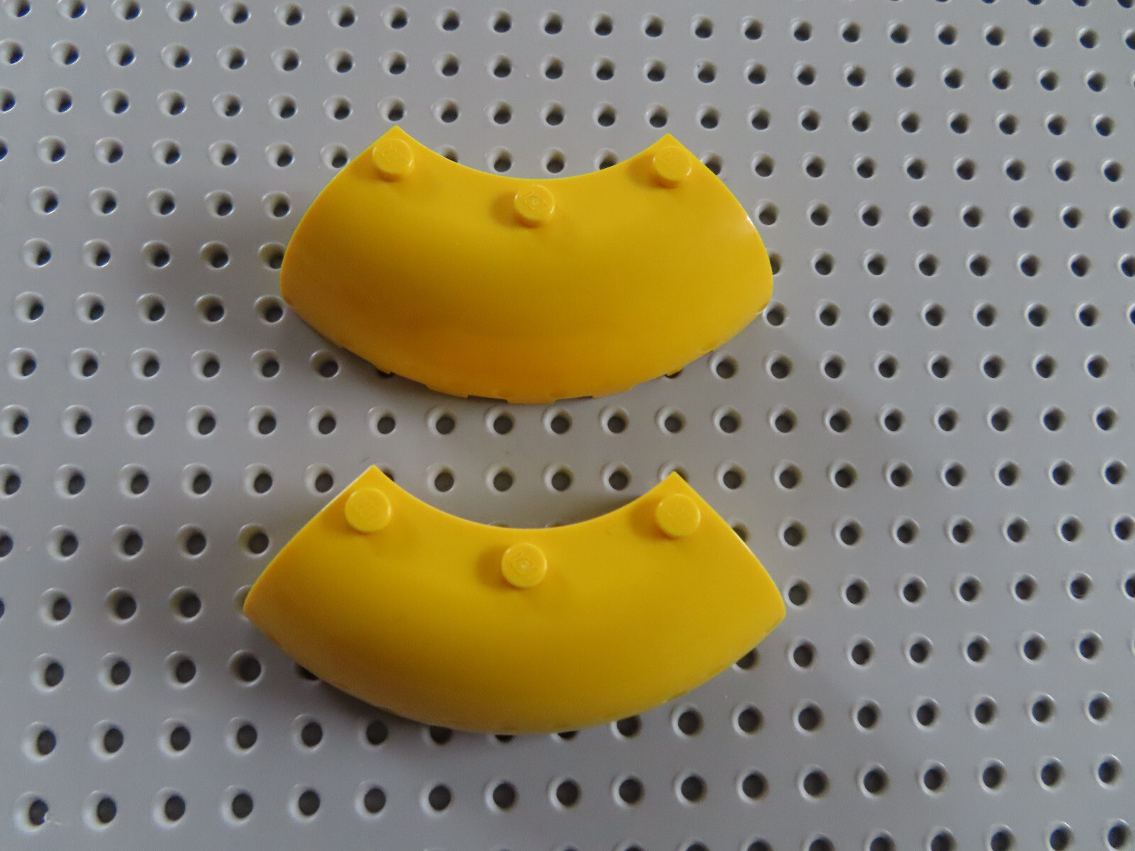 Lego 2 x Rundstein Viertelkreis 87559 6x6x2 gelb 71368 | eBay.de