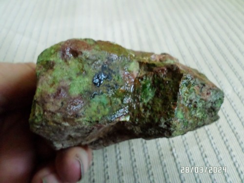 Gaspeite mineral specimen raw | eBay