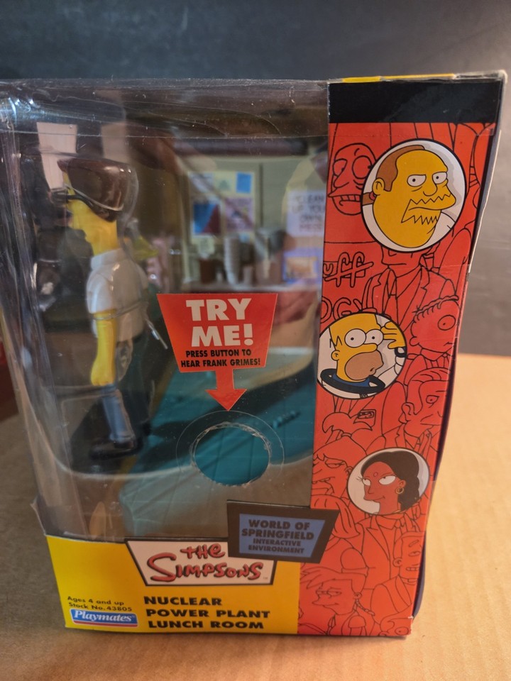 The Simpsons "NUCLEAR POWER PLANT LUNCH ROOM" Interactive Environment ...