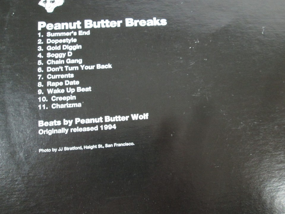 PEANUT BUTTER WOLF - PEANUT BUTTER BREAKS 12" Breakbeat /Instrumental ...