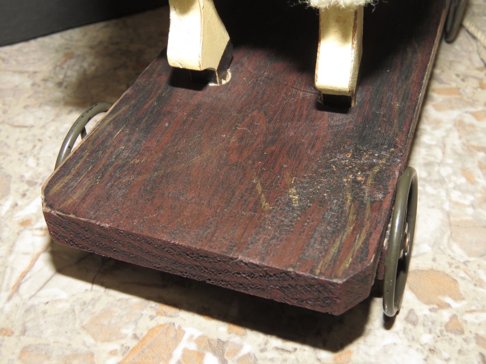 VTG Ragon House Lamb Sheep Folk Art Primitive Cart Wagon Decor 1960s 8. ...