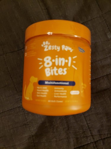 ZESTY PAWS MULTIFUNCTIONAL 8 in 1 Chews for Dogs CHICKEN FLAVOR ...