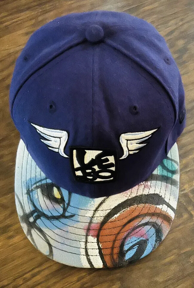 David Lebo Le Batard, HAND PAINTED FLAGSHIP RELEASE ART BASEL CAP HAT ...