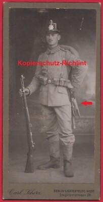 org Foto: 1.WK Portrait Soldat 16. Res-Jäger-Batl. Berlin-Lichterfelde ...