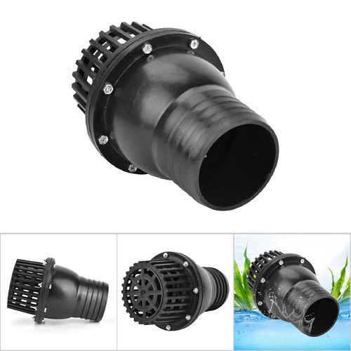 Water Pump Foot Valve Black Low Pressure Flat Check Valve For Fluid ...