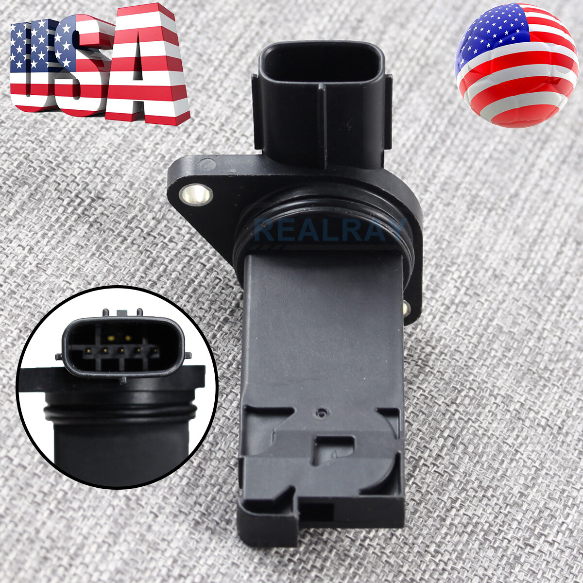New Mass Air Flow Sensor MAF For Mazda 3 6 CX-5 E5T62271 PE0113215 2.5L ...