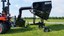 Hasty Vac 3 Point PTO Lawn Vacuum Leaf Bagger Tow Behind Trailer Steel ...