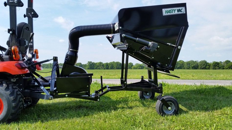 Hasty Vac 3 Point PTO Lawn Vacuum Leaf Bagger Tow Behind Trailer Steel ...
