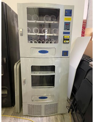 Used Gray Combo Snack and Drink Vending Machine | eBay