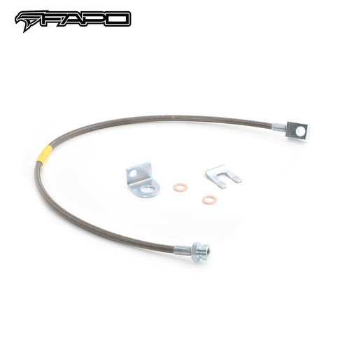 FAPO Rear 4-6" Extended Brake Lines For Jeep Wrangler TJ YJ XJ 1987 ...