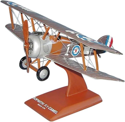 British RAF Sopwith F.1 Camel Desk Display WWI Fighter Model 1/24 SC ...