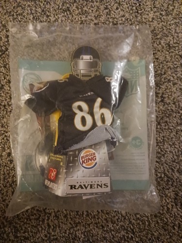 2007 Baltimore Ravens #86Burger King Toy NFL Mini Jersey Football NIP ...